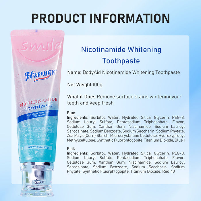 3d White Nicotinamide Toothpaste | Hotluck