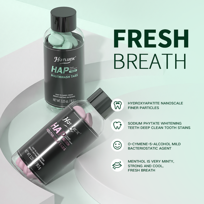 3d White Hap Fresh Mouthwash Tabs | Hotluck